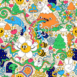 Lsd Cartoon Psychedelic Vector Images (over 650)