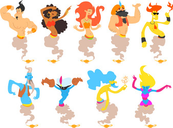 Female Genie Vector Images (77)