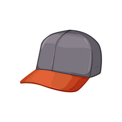 Head baseball cap cartoon Royalty Free Vector Image