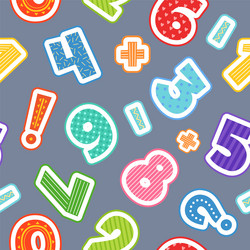 One and zero funny numbers are friends forever Vector Image