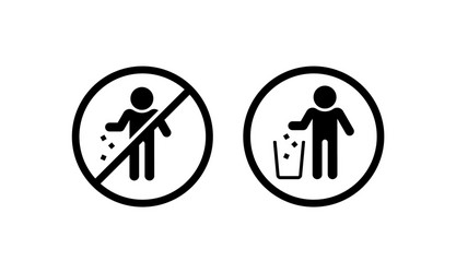 Dont Throw Trash Vector Images (over 140)