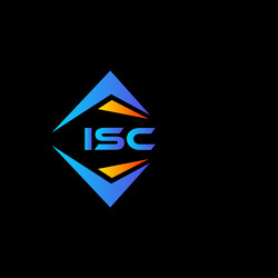 Isc abstract technology circle setting logo Vector Image
