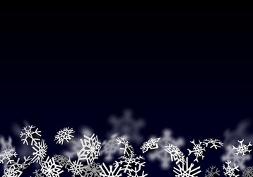 Snowfall background falling transparent snow Vector Image