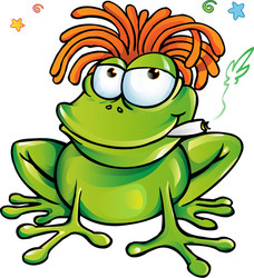 Rasta owl cartoon Royalty Free Vector Image - VectorStock