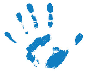 Blue Handprint Vector Images (over 570)