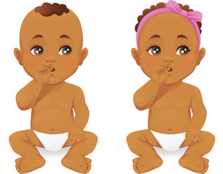 Cartoon happy baby boy Royalty Free Vector Image