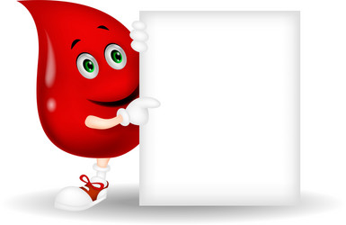 Cartoon of blood cell erythrocytes leukocytes Vector Image