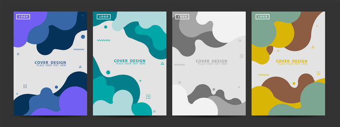 Climate change brochure template layout Royalty Free Vector