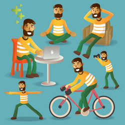 Everyday Life Vector Images (over 4,200)