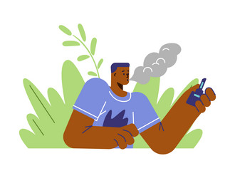 Vaping Man Vector Images (over 1,600)