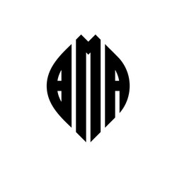 Bma logo letter design Royalty Free Vector Image