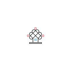 Group of people location icon gathering Royalty Free Vector