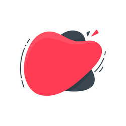 Liquid text box quote speech bubble flowing Vector Image