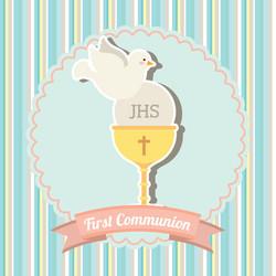Communion Gold Dove Vector Images (88)