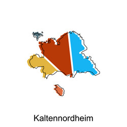 Map of garching munchen design template Royalty Free Vector