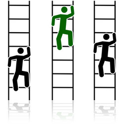 Stick Figure Climbing Ladder Vector Images (60)