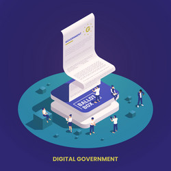 Puppet government concept Royalty Free Vector Image