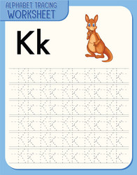 Handwriting practice worksheet Royalty Free Vector Image