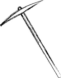 Pick construction tool Royalty Free Vector Image