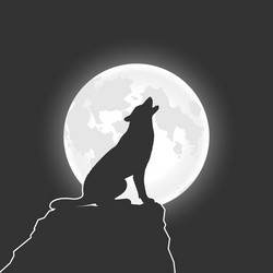 Wolf Moon Vector Images (over 1,800)
