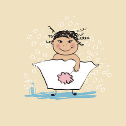 Girl Bathing Vector Images (over 12,000)