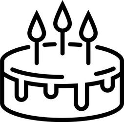 Sweets icons set isolated on a white background Vector Image