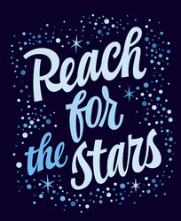 Rise and shine bright modern script lettering Vector Image