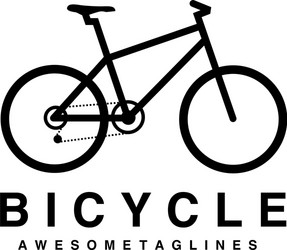 Bike element logo Royalty Free Vector Image - VectorStock