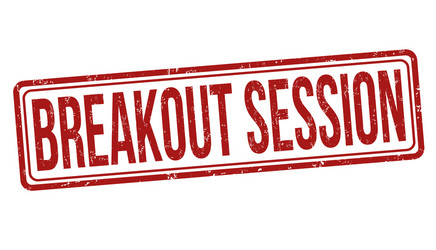 Breakout session Royalty Free Vector Image - VectorStock
