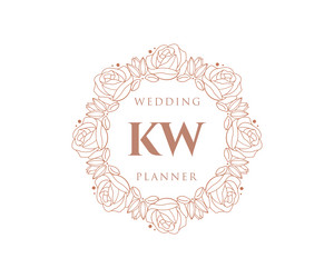 Kw Monogram Vector Images (over 1,200)