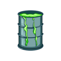 Environment hazard chemical waste cartoon Vector Image