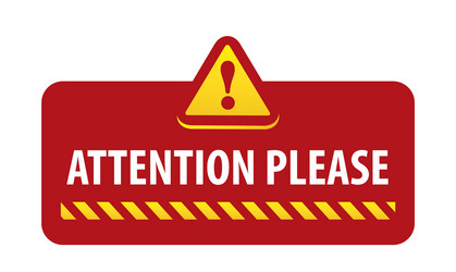 Attention Please Vector Images (over 1,500)