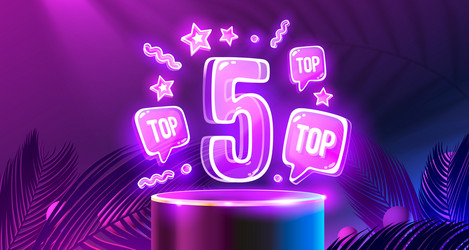 5 Neon Vector Images (over 1,600)