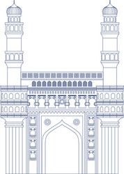 Mosque Indian Edification Vector Images (25)