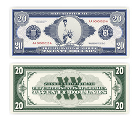 Twenty Dollar Bill Clipart