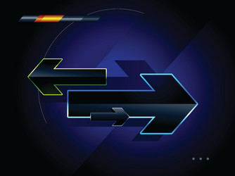 High tech arrow Royalty Free Vector Image - VectorStock