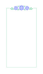 Floral pastel clematis arch frame set botanical Vector Image