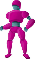 Pink Robot Toy Vector Images (over 320)