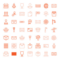 12 post icons Royalty Free Vector Image - VectorStock