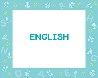 English Subject Background