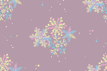 Pastel delicate winter seamless pattern Royalty Free Vector