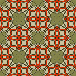 Seamless colorful retro pattern background Vector Image