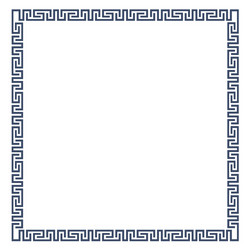 Decorative greek frame for design Royalty Free Vector Image