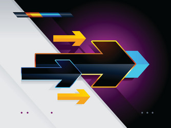 High tech arrow Royalty Free Vector Image - VectorStock