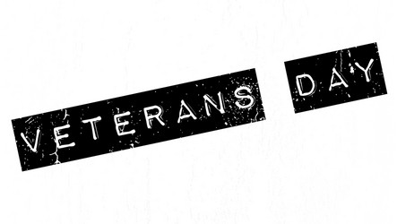 Veterans day rubber stamp Royalty Free Vector Image