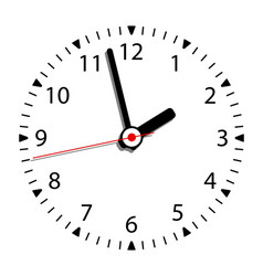 Colorful clock Royalty Free Vector Image - VectorStock