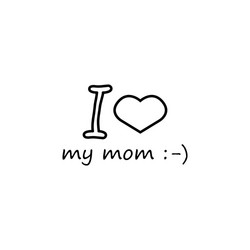 Love Mom Cursive Vector Images (over 170)