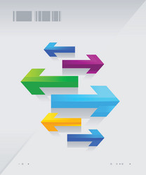 High tech arrow Royalty Free Vector Image - VectorStock