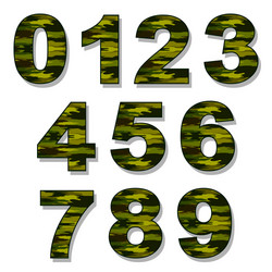 Camouflage Numbers Vector Images (over 1,600)