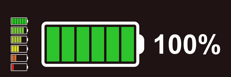 Full Red Battery Bar Vector Images (over 240)